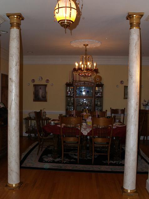 The Faux Chateau - Before & After - click photos for close-ups